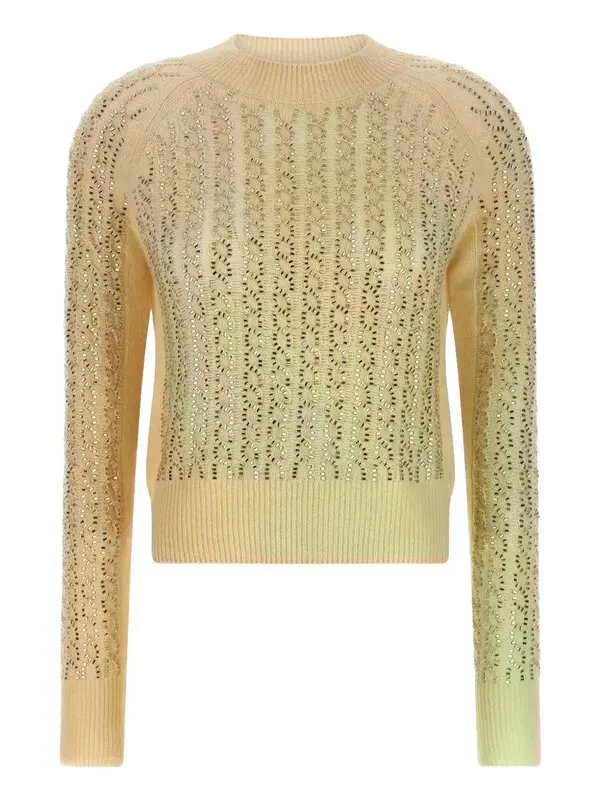 Ermanno Scervino Braided Studded Sweater - Neutrals