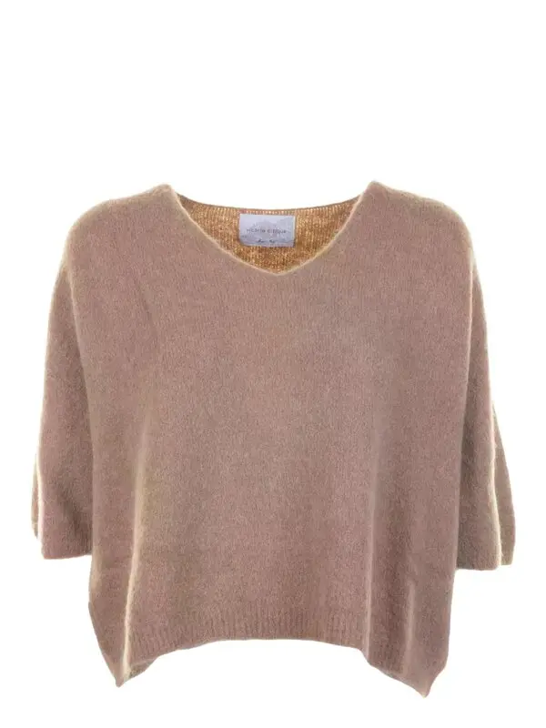 CINQUE V-neck T-shirt - Neutrals