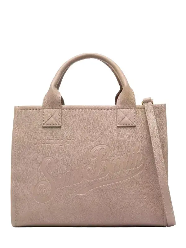 MC2 SAINT BARTH Leather Tote Bag - Neutrals