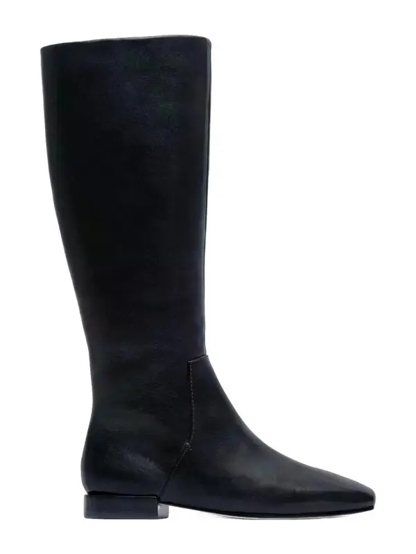 Bernardo Barnes Leather Riding Boots - Black