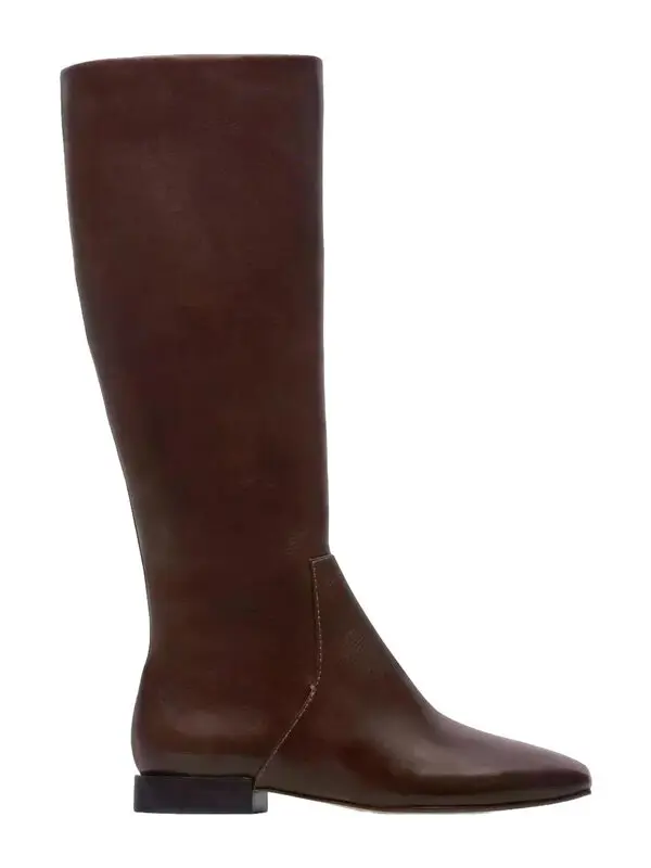 Bernardo Barnes Square-toe Riding Boots - Brown