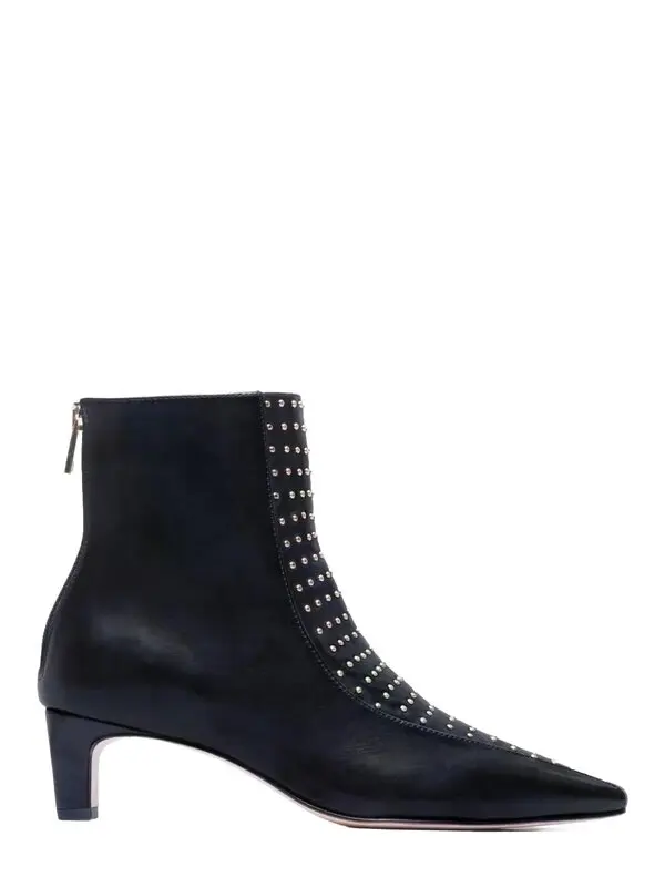 Bernardo 50mm Esme Studded Ankle Boots - Black