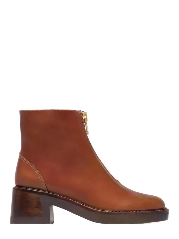 Bernardo 57mm Tess Zip-front Boots - Brown