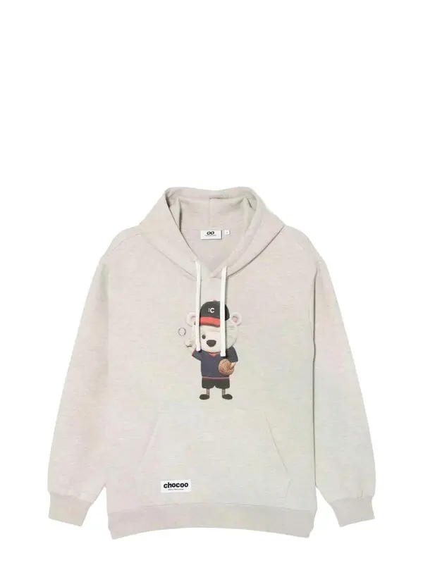 CHOCOOLATE Printed Hoodie - Neutrals