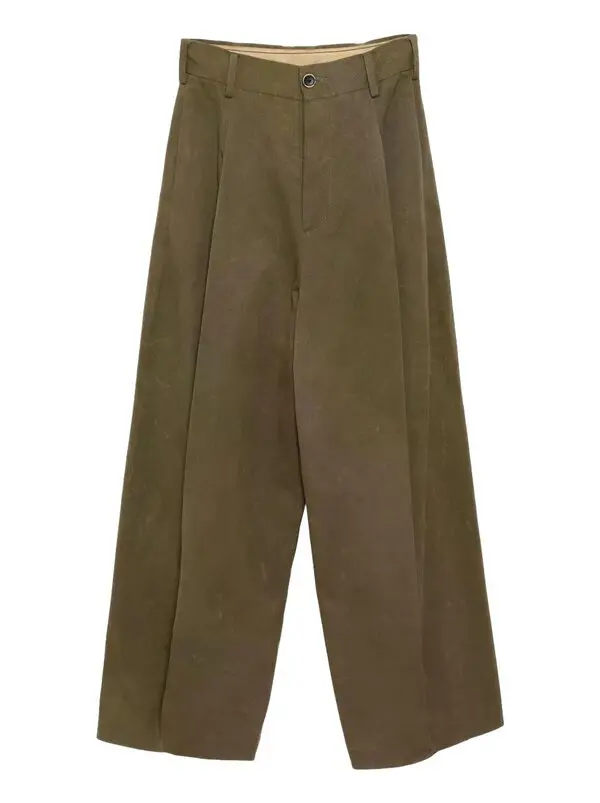 UMA WANG Paw Trousers - Green