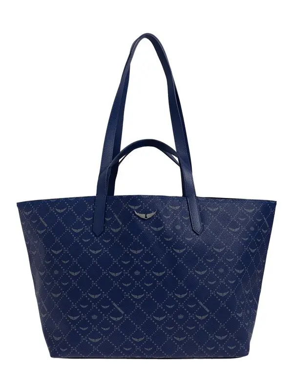 Zadig&Voltaire Monogram Shopper Bag - Navy Blue