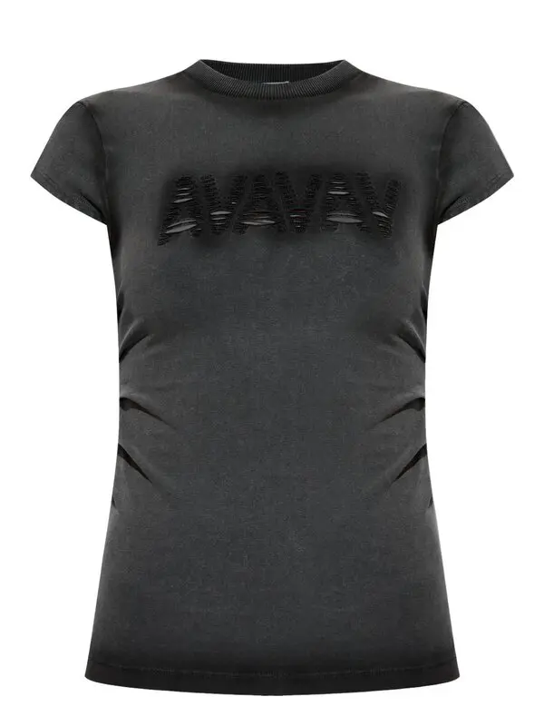 AVAVAV Logo T-shirt - Black
