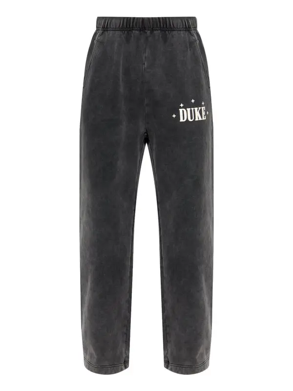 DUKE + DEXTER Sweatpants With Logo - Black