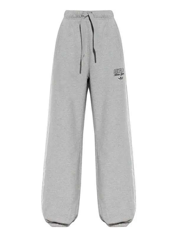 Adidas Originals By Alexander Wang Sweatpants With Printed Logo - Grey