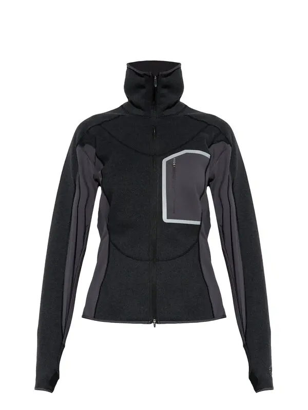 Adidas By Stella McCartney Sweatshirt With Stand-up Collar - Black