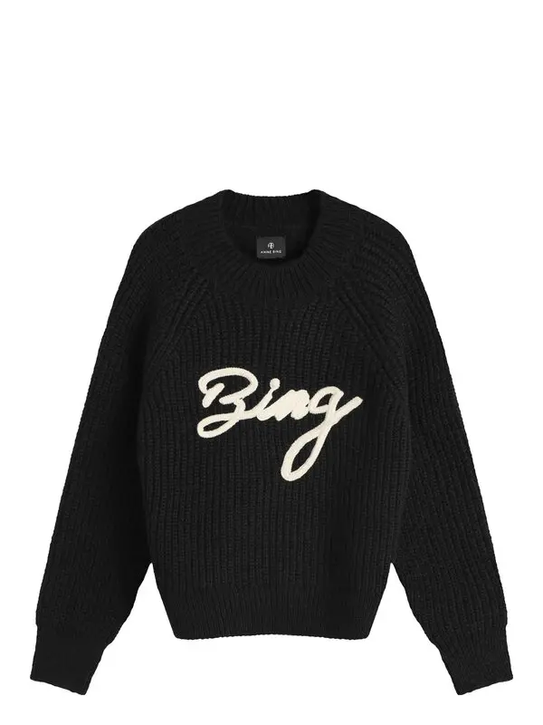 ANINE BING Kendrick Jumper - Black
