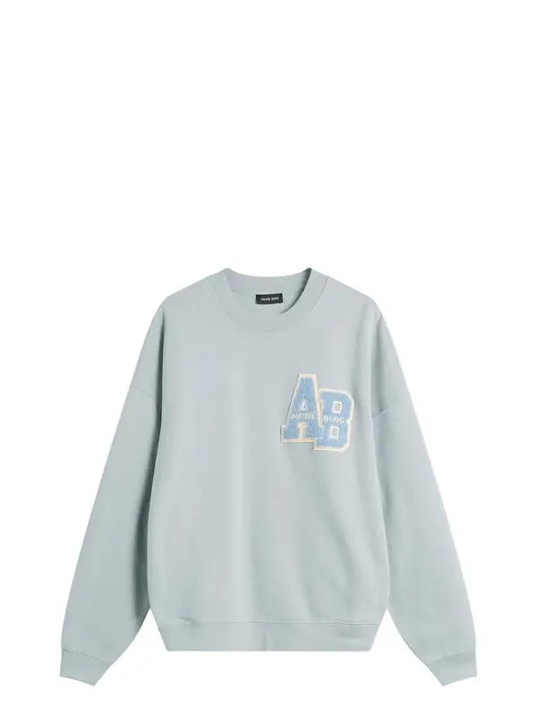 ANINE BING Miles Oversized Sweatshirt - Light Blue