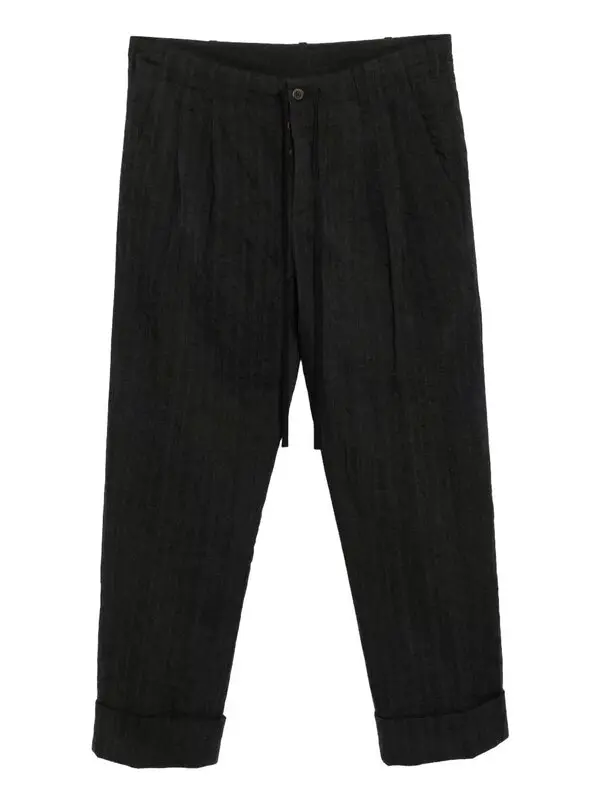 FORME D'EXPRESSION Cuffed Trousers - Black