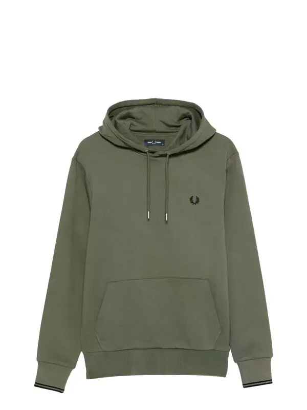 Fred Perry Laurel Wreath Hoodie - Green