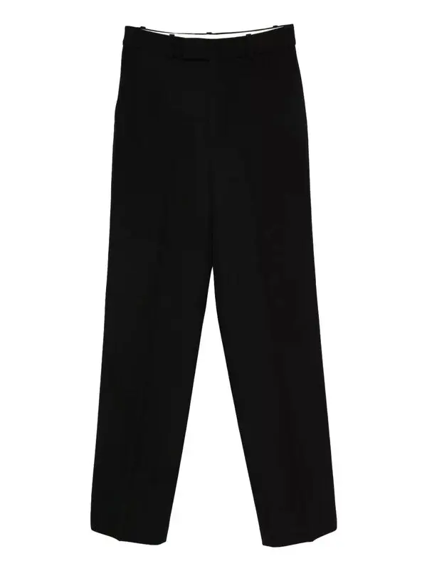 RÓHE Pressed-crease Trousers - Black