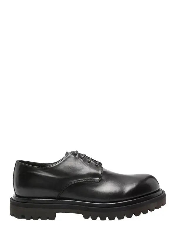 Officine Creative Leather Derby Shoes - Black