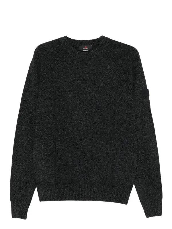 Peuterey Crew-neck Long-sleeve Sweater - Black