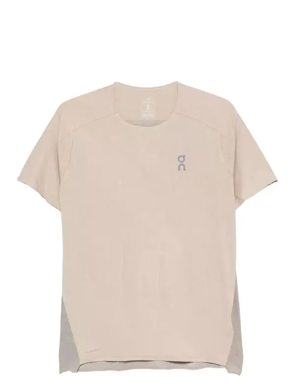 On Panelled T-shirt - Neutrals