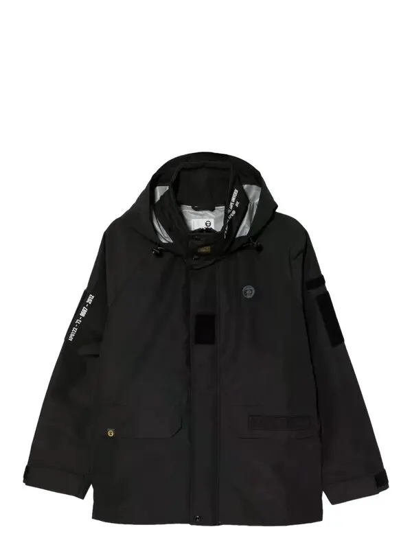 AAPE BY *A BATHING APE® Logo-patched Jacket - Black