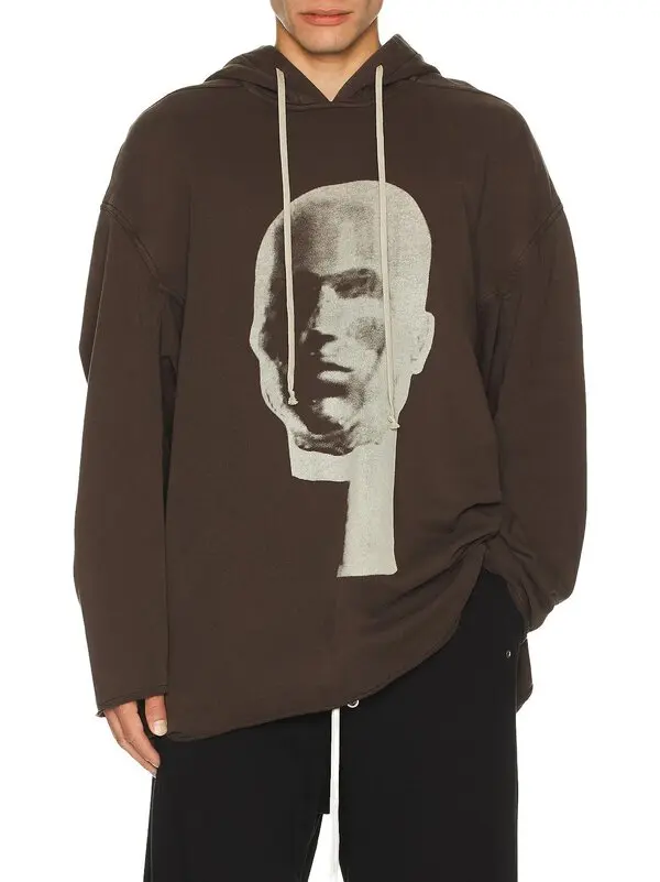 Rick Owens Peter Hoodie - Dark Dust & Pearl