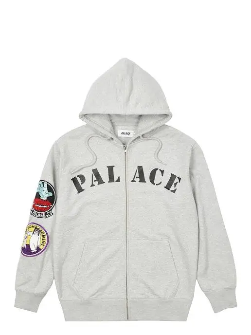 PALACE Duck Bomb Hood - Grey Marl