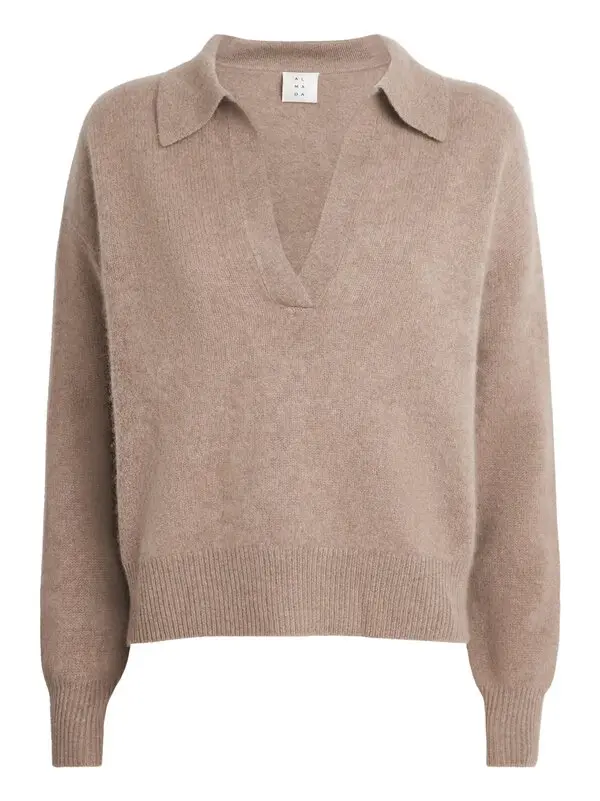 Almada Label Cashmere Kaia Sweater - Beige