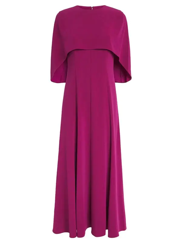 Roland Mouret Satin Crepe Midi Dress - Pink