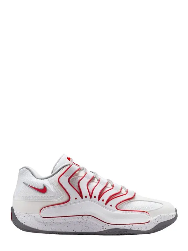 Nike Athletic Sneakers - White/university Red/light Smoke Grey