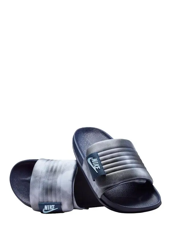 Nike Offcourt Adjust Slide - Black/midnight Navy Blue/aluminum