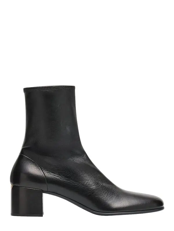 Prada 55mm Nappa Leather Ankle Boots - Nero