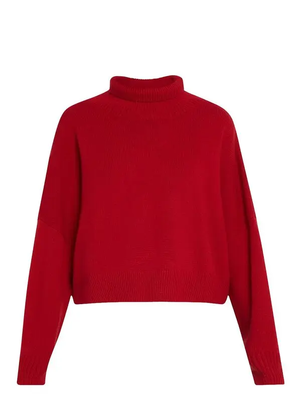 Loulou De Saison Luke Wool-cashmere Turtleneck Sweater - Red