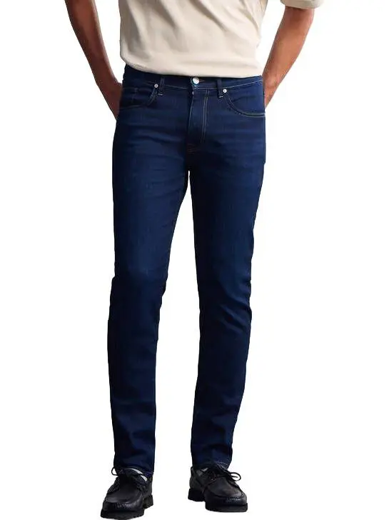 GENERAL DENIM WORKS Ride Slim Fit Jeans - Rinse Brushed Denim