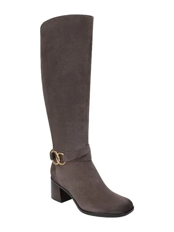 Naturalizer Isabeau Leather Boots - Taupe Grey