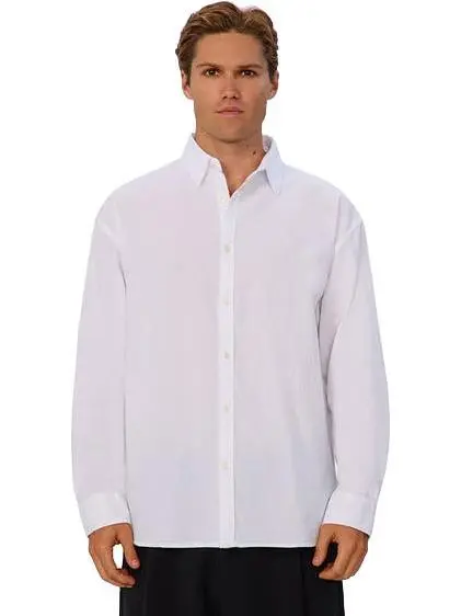 INDUSTRIE AUSTRALIA The Knightsbridge Long Sleeve Shirt - White