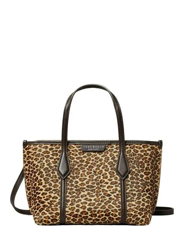 Tory Burch Mini Perry Leopard Calf Hair Tote - Leopard Multi