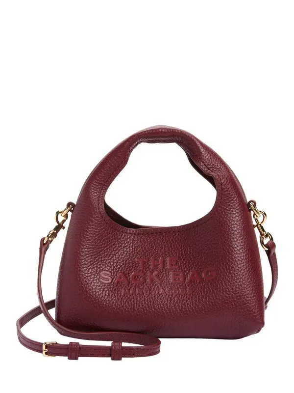 Marc Jacobs The Micro Crossbody Sack Bag - Cherry