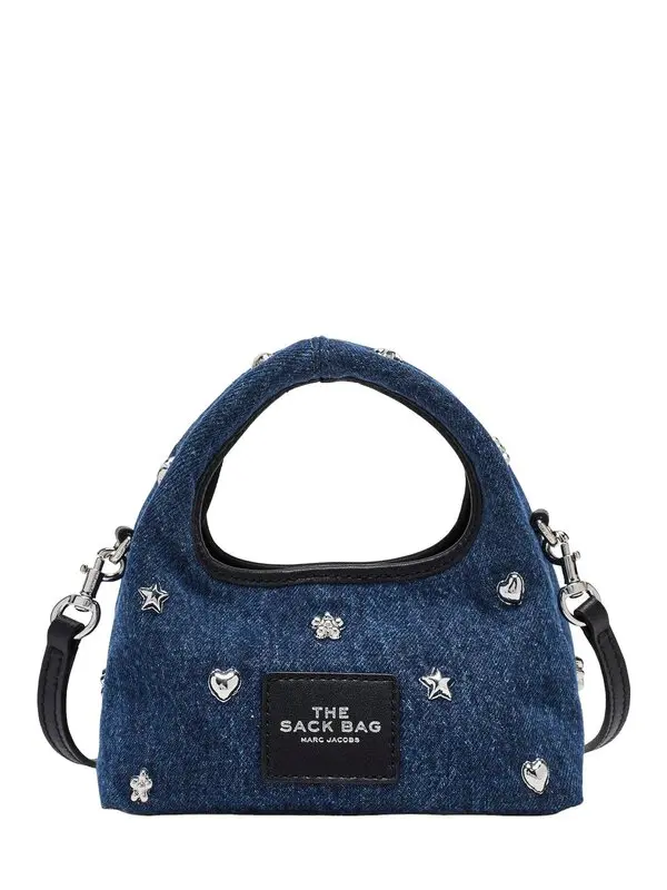 Marc Jacobs The Micro Crossbody Sack Bag - Medium Wash Multi