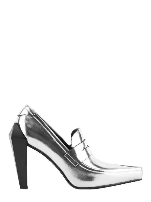 United Nude Gem Loafer Hi - Silver