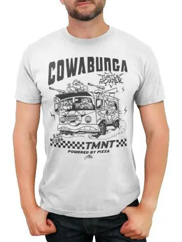 TEENAGE MUTANT NINJA TURTLES Cowabunga Team Power Race Graphic T-shirt - White