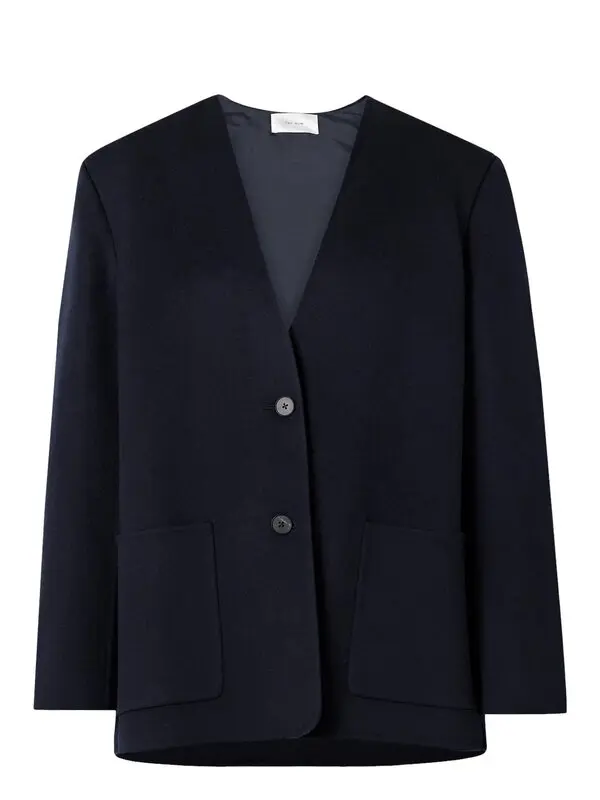 THE ROW Adoma Cashmere Blazer - Blue