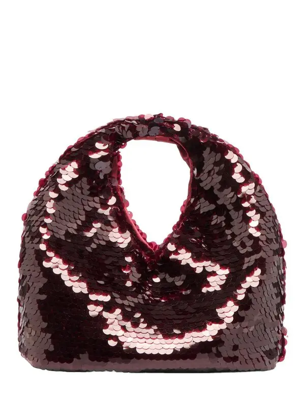 Dolce Vita Dahlia Sequin Shoulder Bag - Burgundy