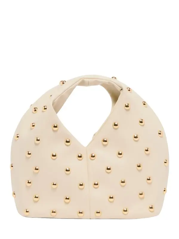 Dolce Vita Dahlia Studded Faux Leather Handbag - Cream
