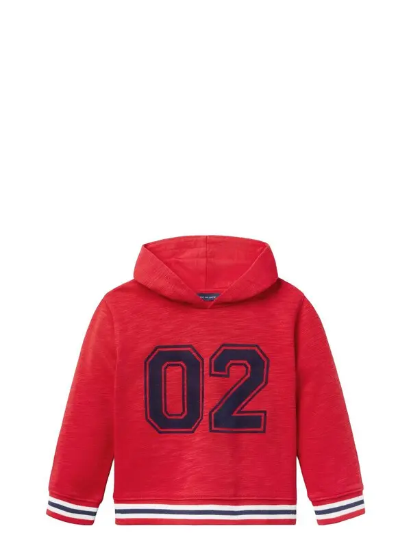 Janie And Jack Athletic Hoodie - Red