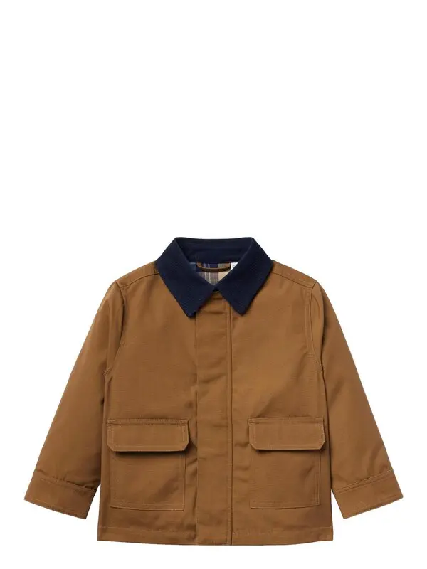 Janie And Jack Field Jacket - Brown