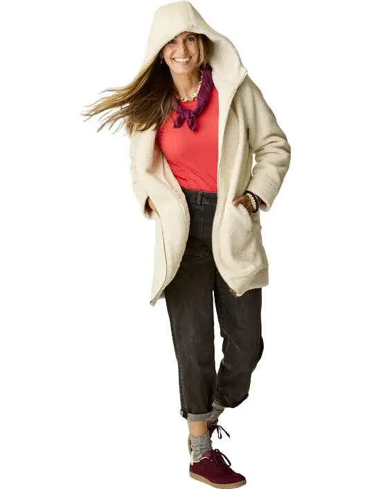 Carve Designs Indy Boucle Fleece Jacket - Birch