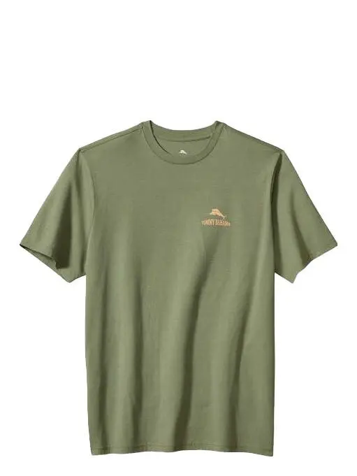 Tommy Bahama For Sea-able Future Cotton Graphic T-shirt - Dusty Sage
