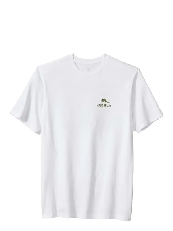 Tommy Bahama Ping It On Cotton Graphic T-shirt - White