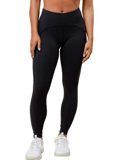 WHILE ON EARTH™ Mid-rise Intent Tight - Black