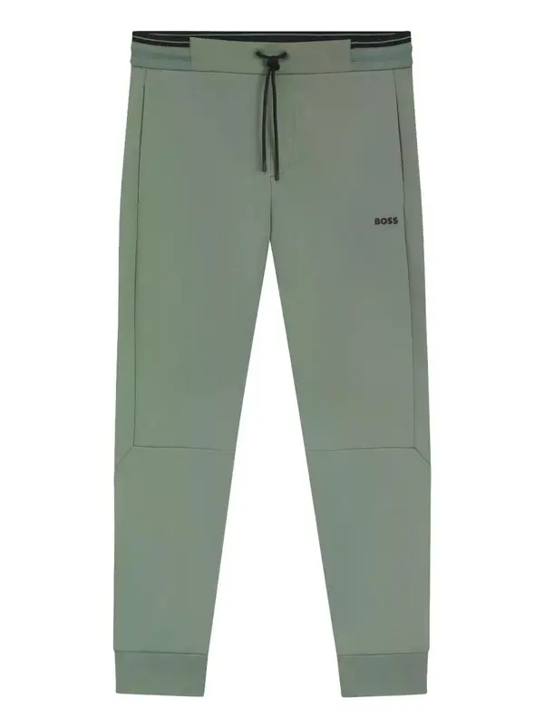 BOSS Panelled Drawstring Sweatpants - Green