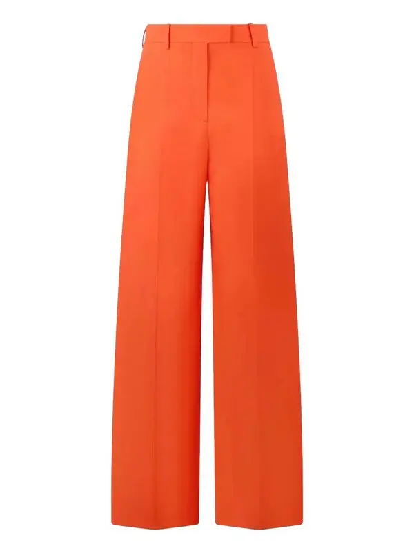 Valentino Garavani Concealed-fastening Trousers - Orange